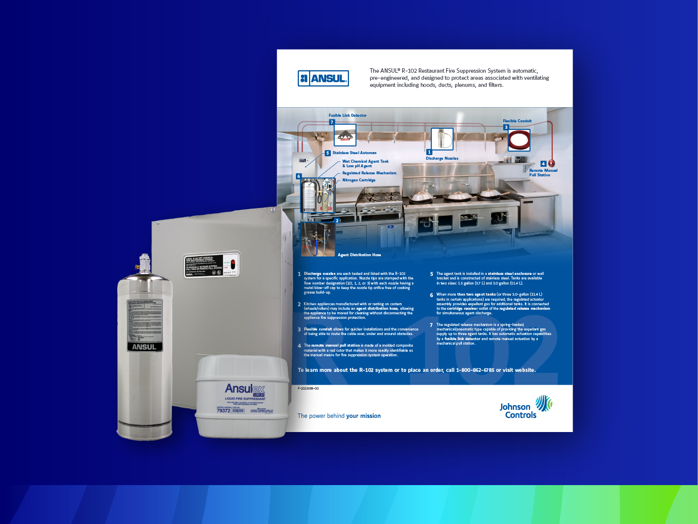 ANSUL R-102 Restaurant Fire Suppression System Europe Organic